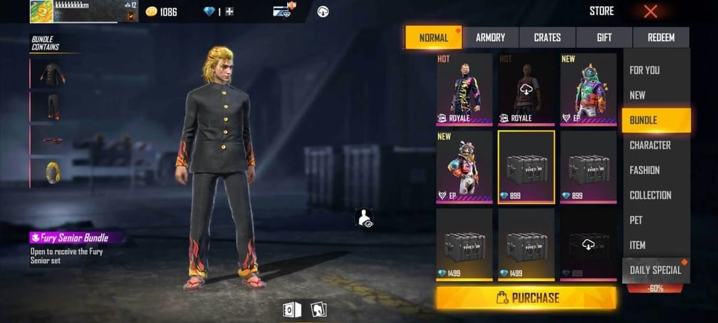 Top 5 legendary Free Fire bundles after OB32 update