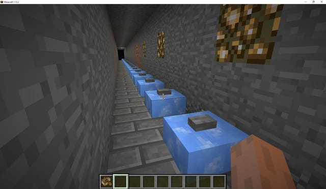 How to make a blue ice boat highway in Minecraft 1.18 version
