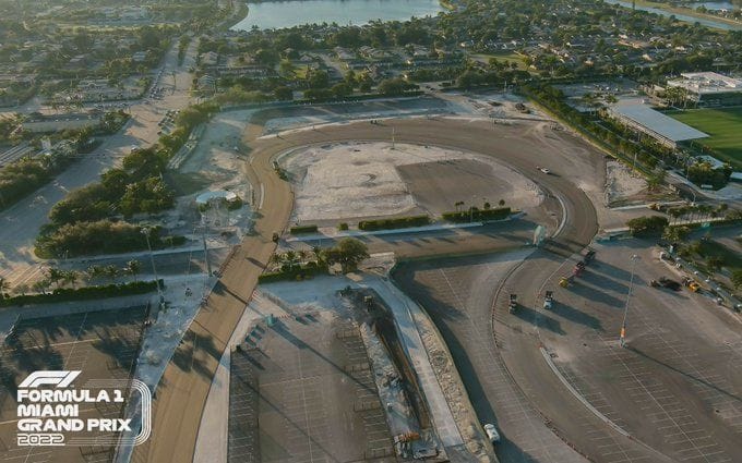 Miami GP latest circuit photograph released