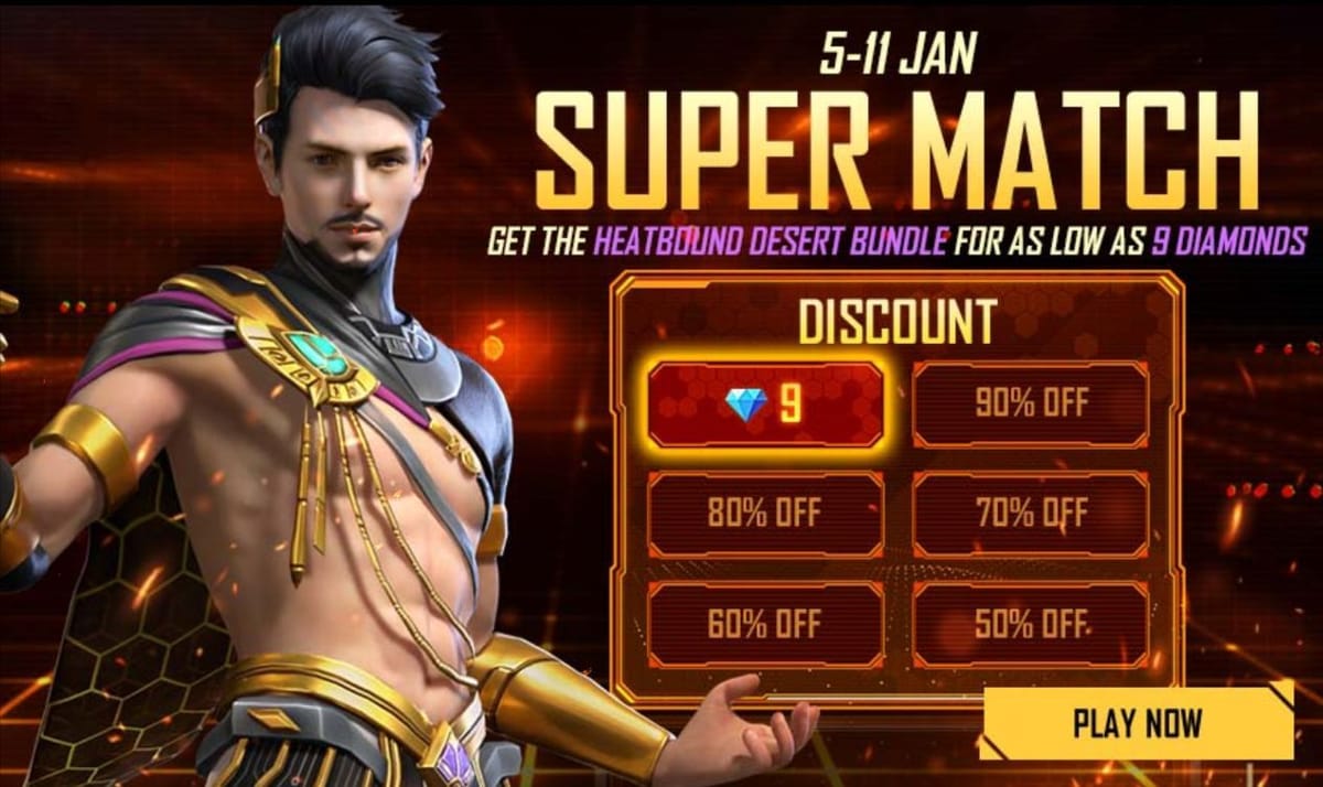 Free Fire Super Match event: How to get new Heatbound Desert bundle for ...