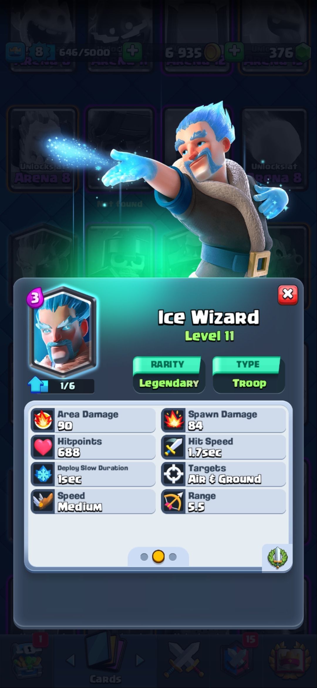 How to unlock Ice Wizard in Clash Royale?