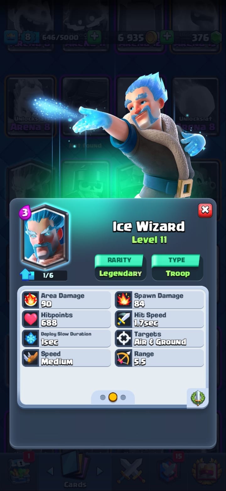 How to unlock Ice Wizard in Clash Royale?
