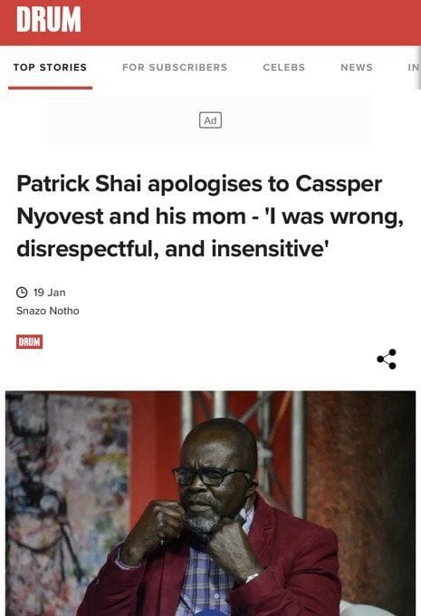 What happened to Patrick Shai? Tributes pour in as veteran South ...