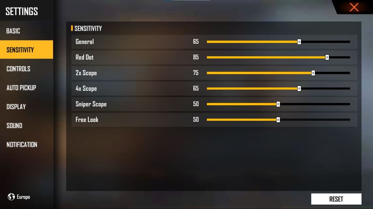 Best Free Fire sensitivity settings for beginners to increase headshots accuracy (2022)