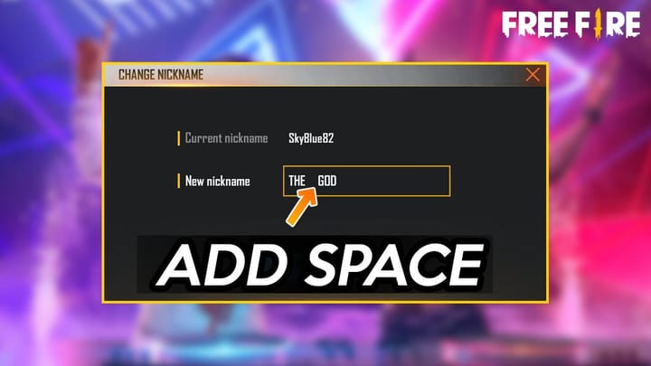 How To Add Space like Invisible Character In Free Fire Nickname How To Add Space like Invisible Character In Free Fire Nickname