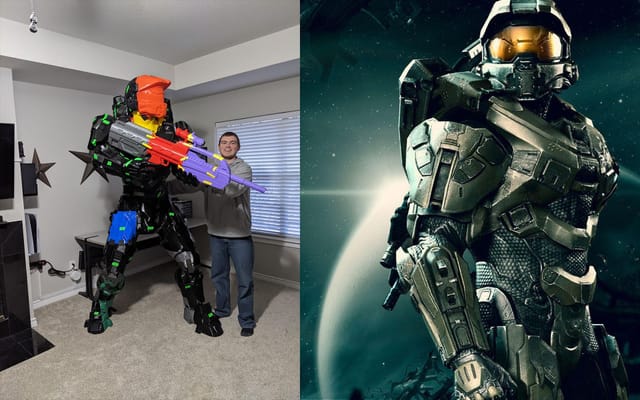 Halo community reacts to insane life-size 3D printed Master Chief model