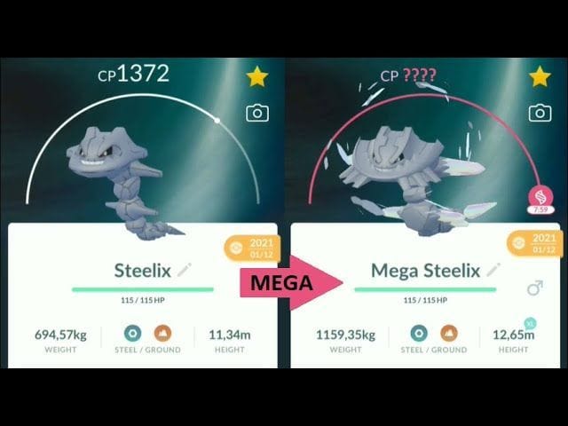 Can Shiny Mega Steelix be caught in Pokemon GO?