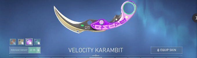 Valorant might be featuring new Velocity Karambit in the Battle Pass ... Valorant might be featuring new Velocity Karambit in the Battle Pass ...