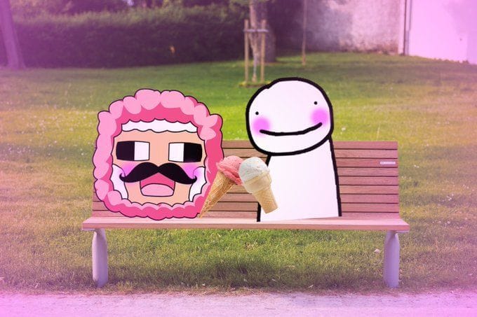 Minecraft star Dream wishes everyone a New Year on Twitter