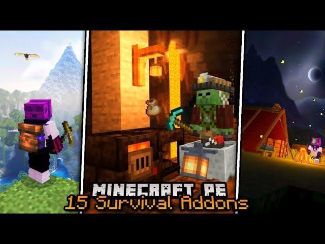 5 best Minecraft PE Add-ons for new elements in 2022