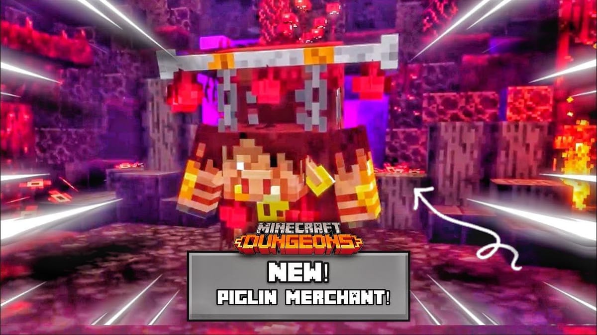 Where to find the Piglin Merchant in Minecraft Dungeons