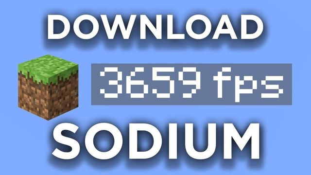 How to install Minecraft sodium mod for more FPS