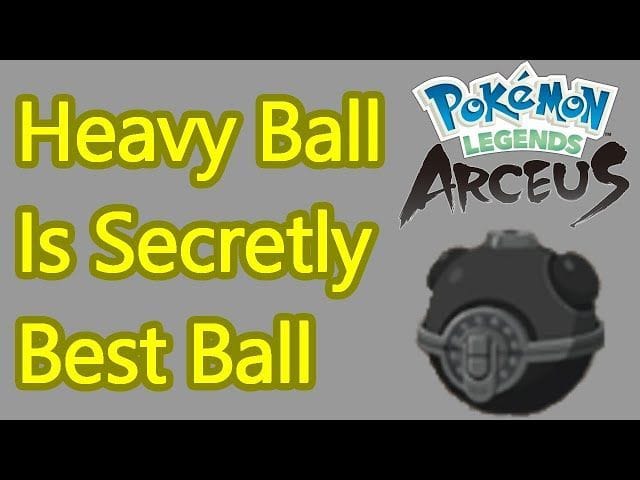 How to craft Heavy Balls in Pokemon Legends: Arceus