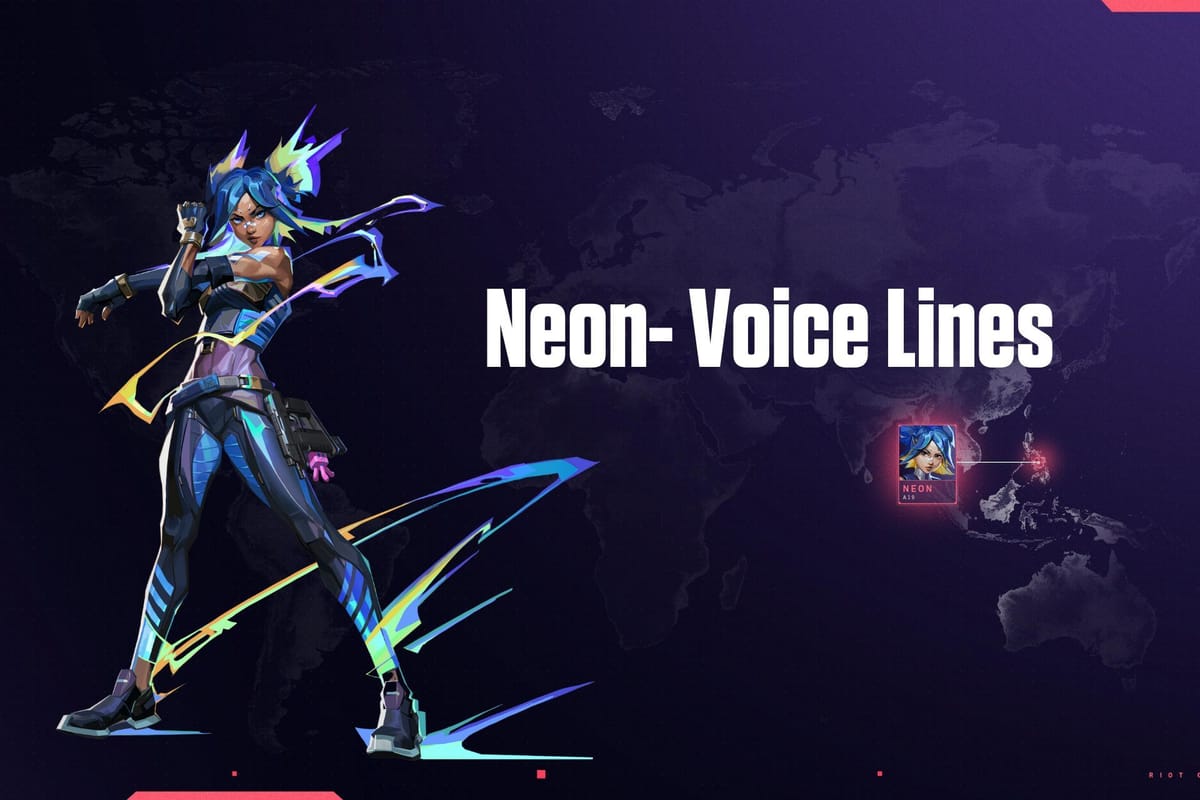 Valorant's upcoming Agent Neon's voice lines highlight rivalry with ...