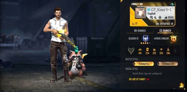 Who is GT King? Free Fire ID, stats, K/D ratio, & more details in 2022 ...