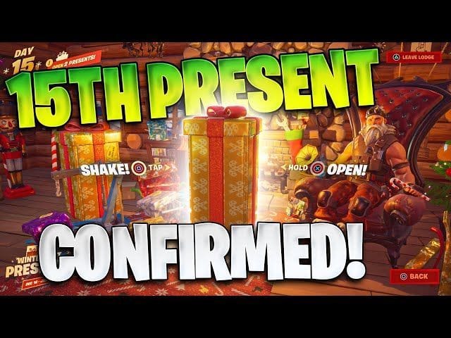 Fortnite Winterfest 15th present confirmed, likely to be granted after ...