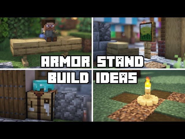 5 best Minecraft decorations using armor stands