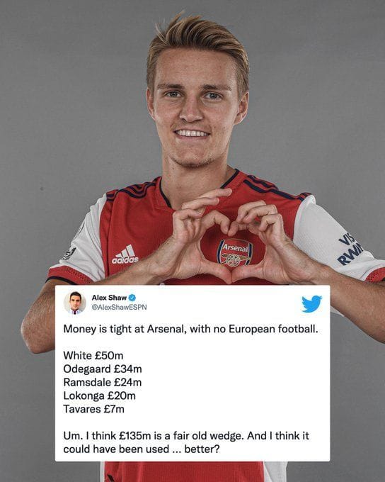 5 most valuable players at Arsenal currently