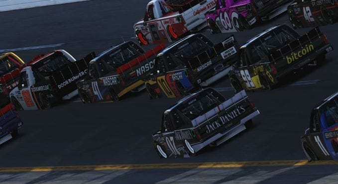 Kyle Busch takes part in off-season sim racing in Talladega