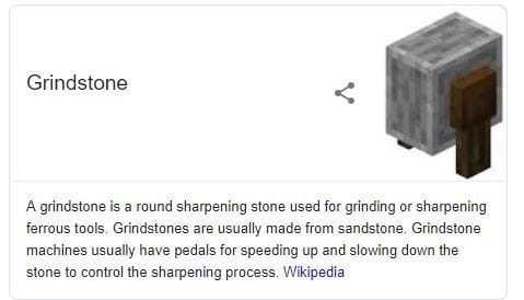 Why should players use grindstone in Minecraft?