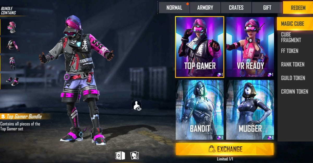 What is the best magic cube bundle in Free Fire in January 2022?