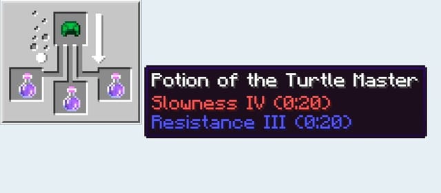 What is the use of a turtle shell in Minecraft 1.18 version