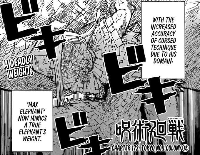 Jujutsu Kaisen Chapter 172: Megumi vs. Reggie concludes