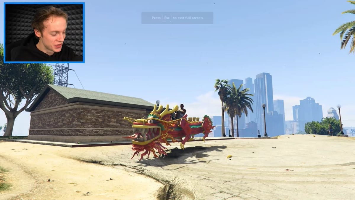 GTA 5 streamer collects Fortnite cars in-game using mods