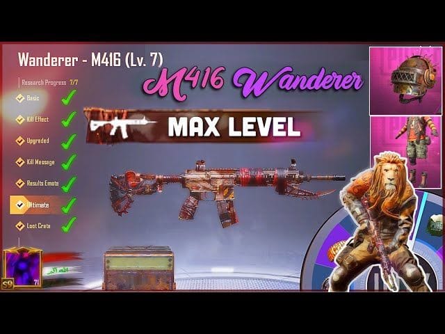 Rarest BGMI skins like M416 Glacier in March 2022