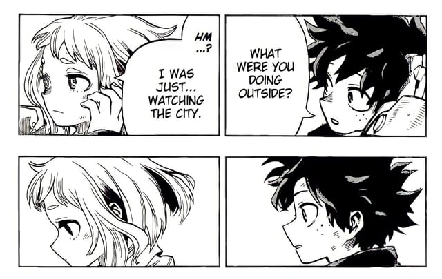 My Hero Academia chapter 342: Midoriya and Uraraka have a conversation ...
