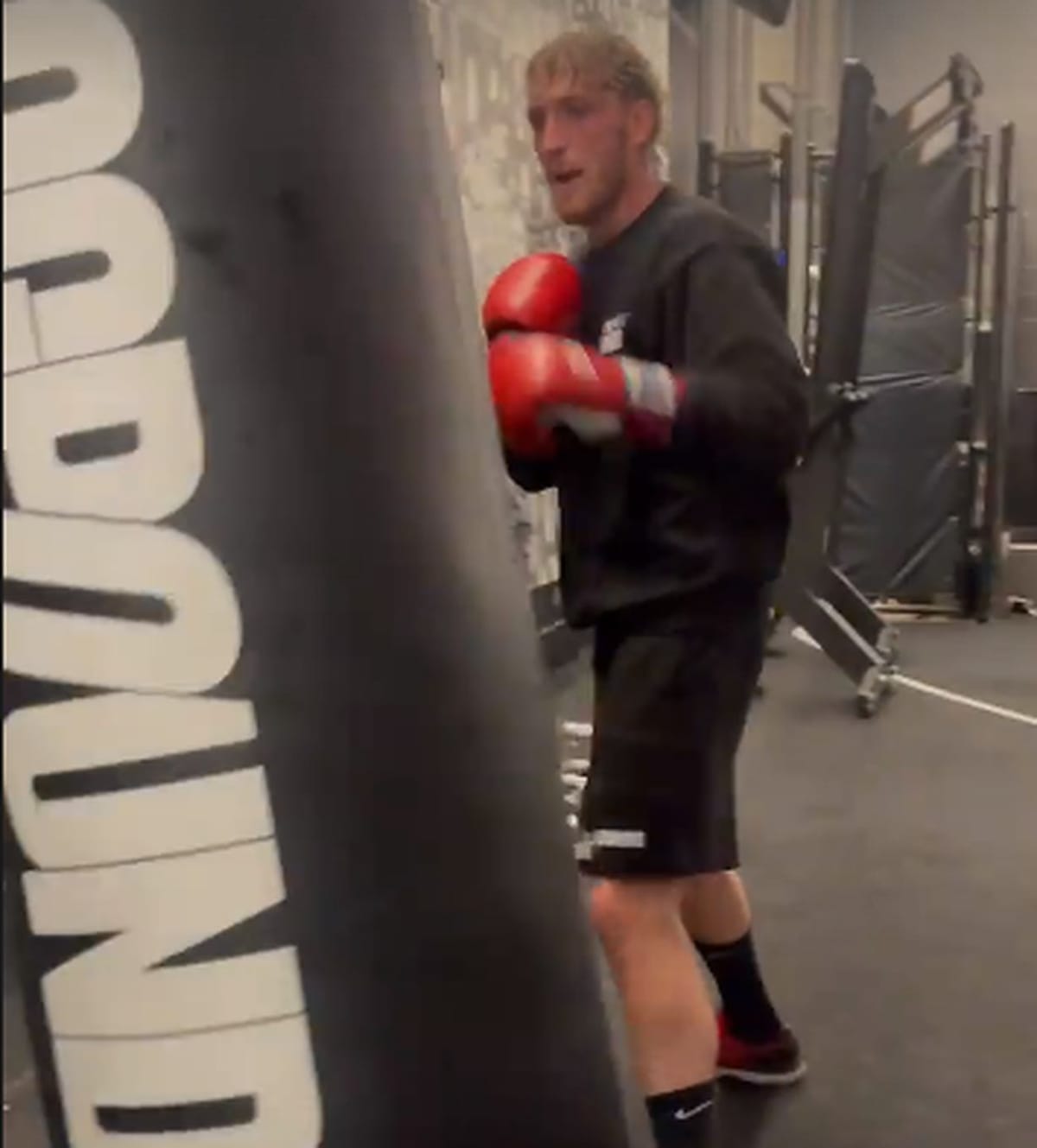 Logan Paul is back in training