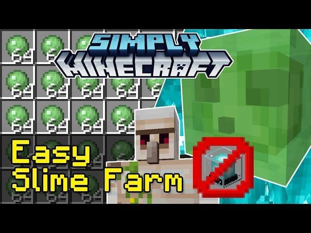 Easiest way to make slime farm in Minecraft 1.18 version