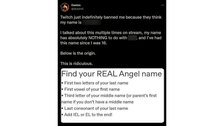Twitch streamer Doaenel served indefinite suspension for 'inappropriate ...
