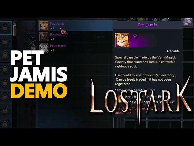 How to name and rename your pet in Lost Ark