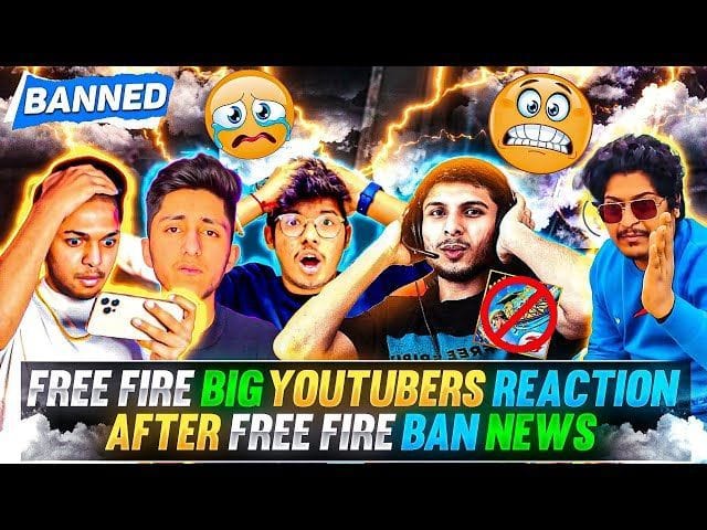 GW Manish and other FF YouTubers' reaction on Free Fire's ban in India