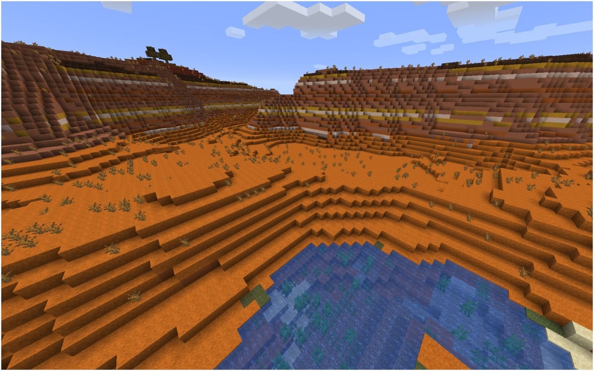 Why does the badlands biome not contain any passive mobs in Minecraft?