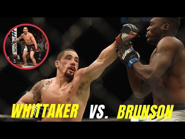 5 best Robert Whittaker performances in the UFC