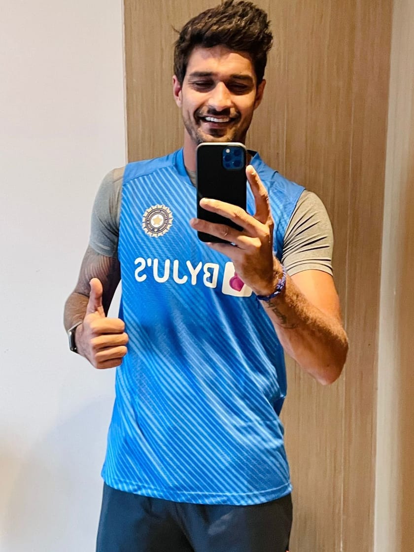 Deepak Hooda flaunts his India jersey after maiden call-up for West ...