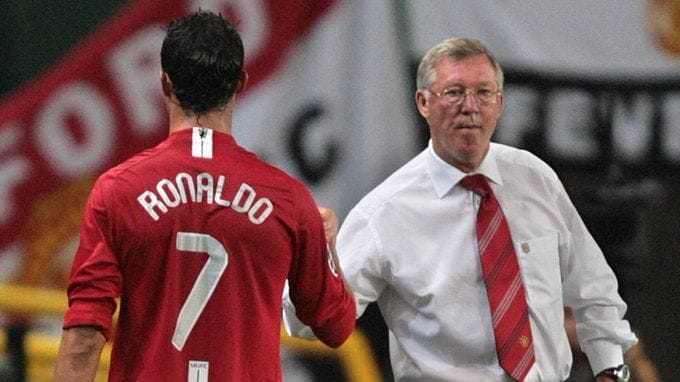5 managers under whom Cristiano Ronaldo has made the most appearances