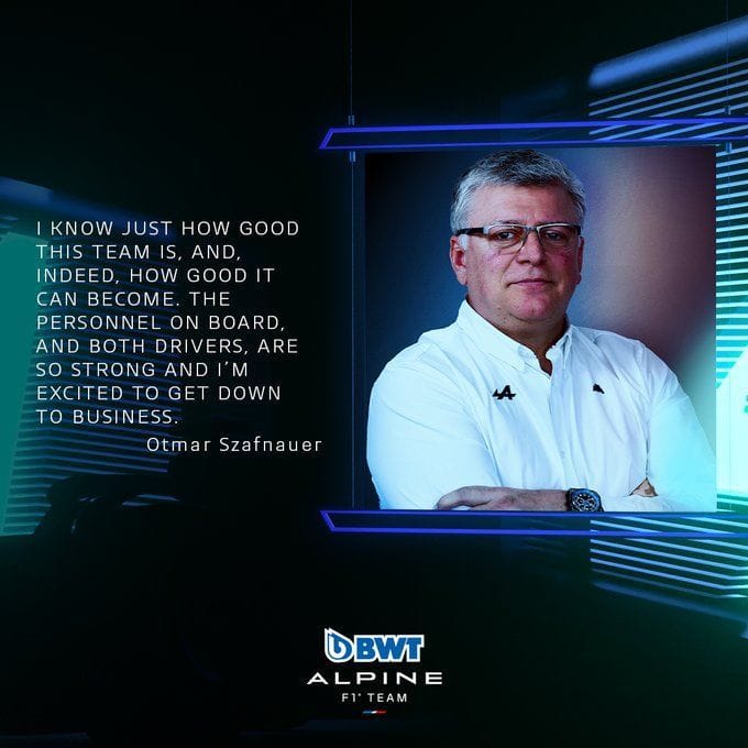 "I can't wait to get down to business" - New Alpine boss confident of ...