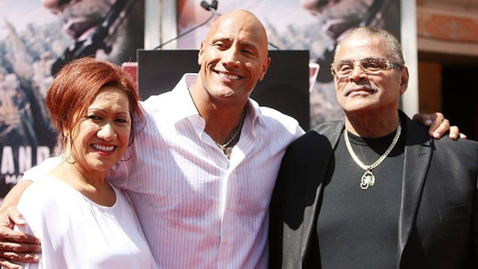 In heartwarming WWE video, The Rock thanks his inspiration