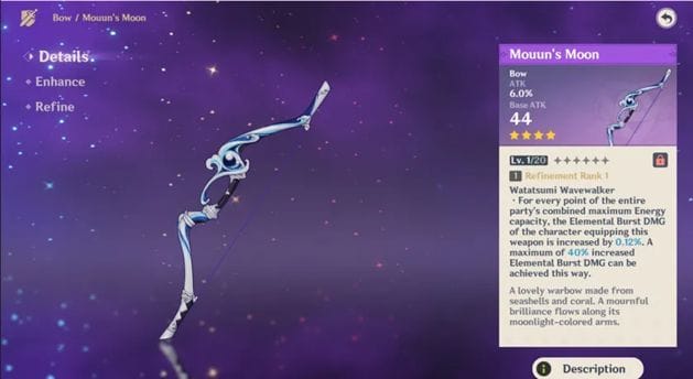 Mouun’s Moon | Genshin Impact- Ascension Materials, Stats, Appearence, How to Get and FAQs