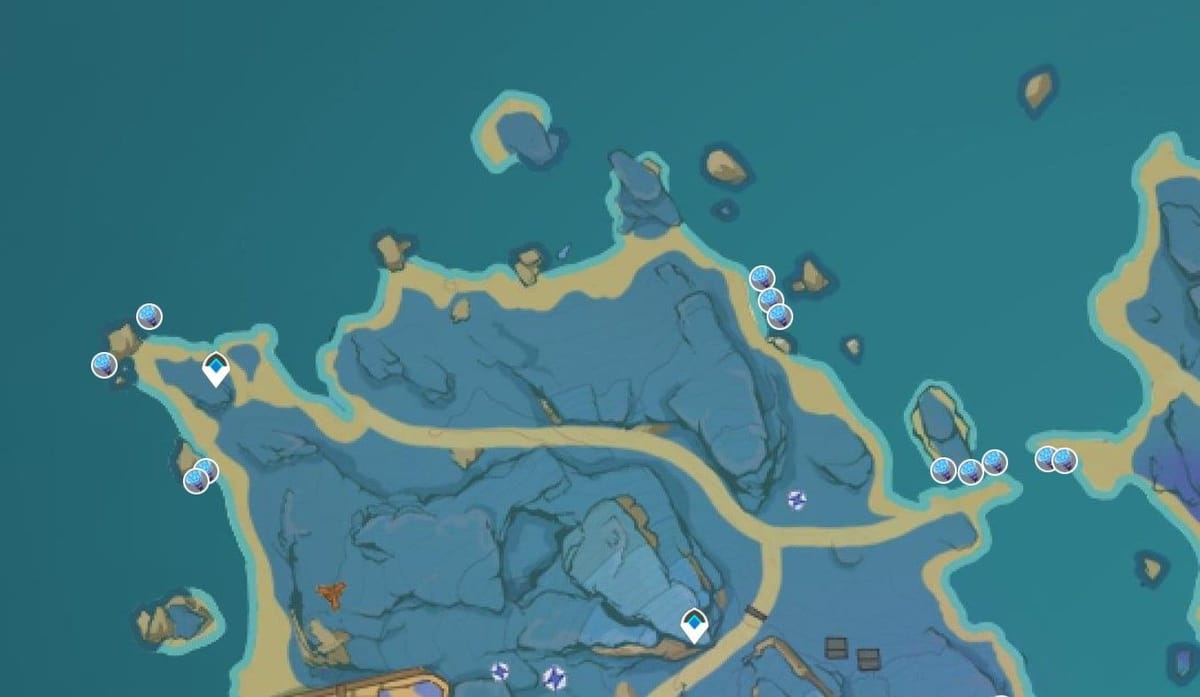 All Sea Ganoderma location in Genshin Impact: Yae Miko ascension ...