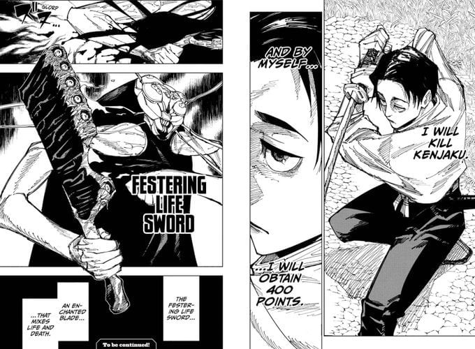 Jujutsu Kaisen chapter 175 raw scans: Yuta’s fight with Kurourushi ...