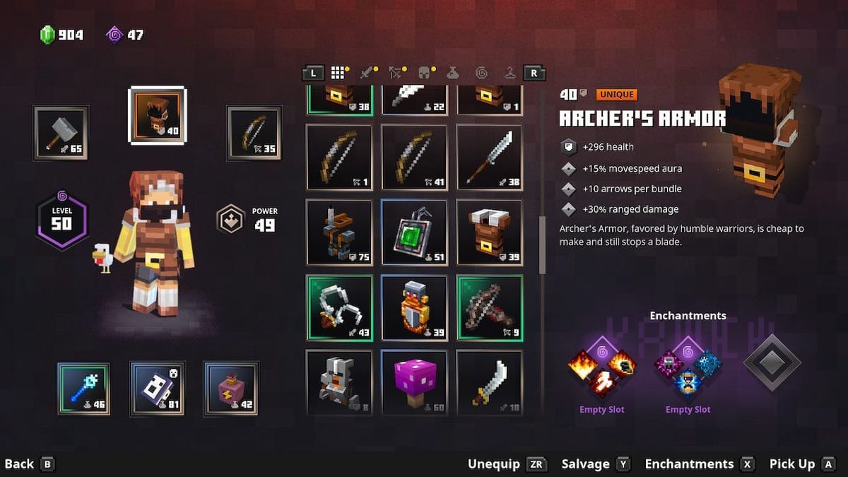 Top 10 armor sets in Minecraft Dungeons in 2022