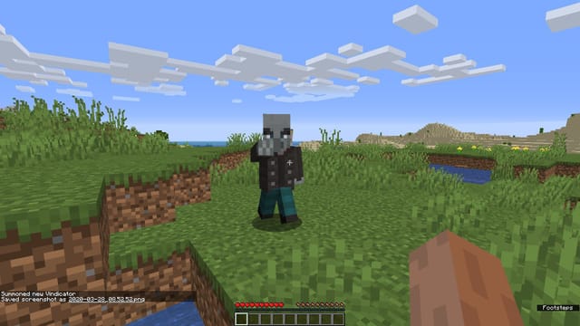 Why is it important to pacify a Vindicator in Minecraft