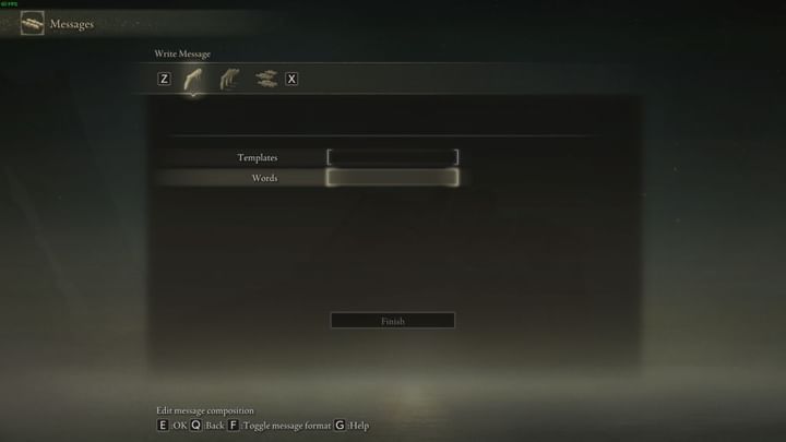 How to write messages in Elden Ring?