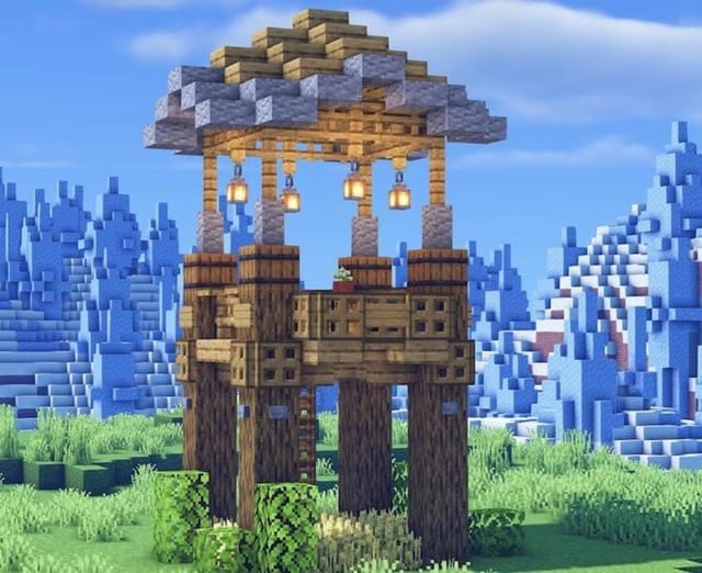 5 simple Minecraft house designs using wood in 2022