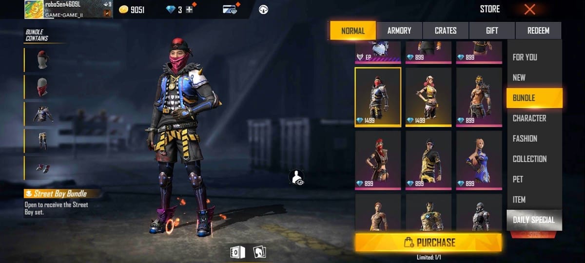 How to get legendary emotes and bundles in Garena Free Fire (February 2022)