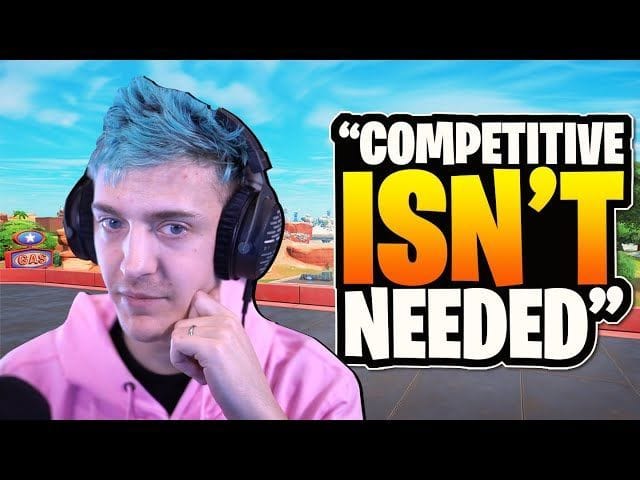 "Competitive isn't needed:" Fortnite pro Ninja's controversial take on ...